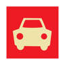 ClassicLiving Beep Beep Red Car by 5by5collective - Wrapped Canvas ...