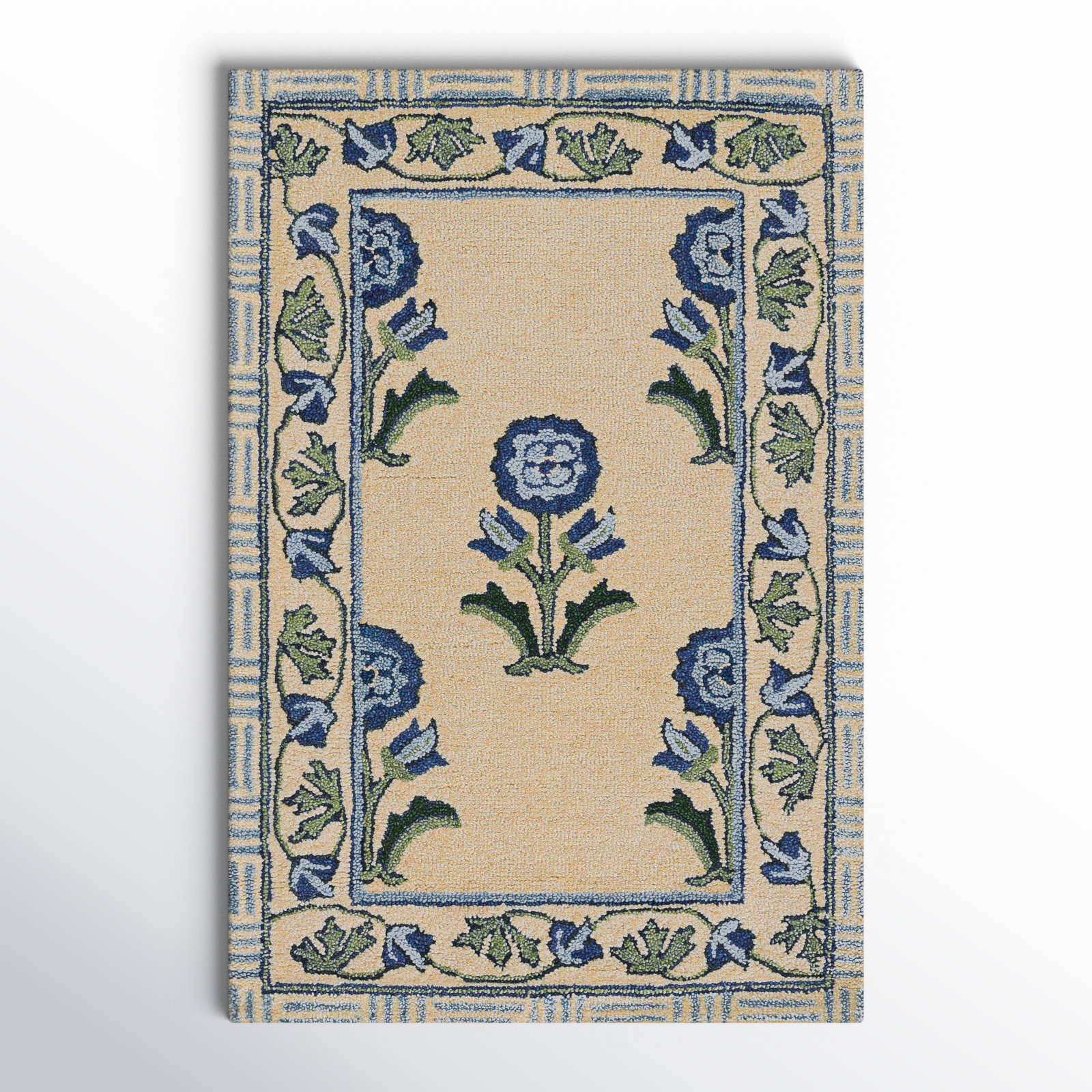 Birch Lane™ Alice Oriental Hand Tufted Wool Area Rug & Reviews | Wayfair