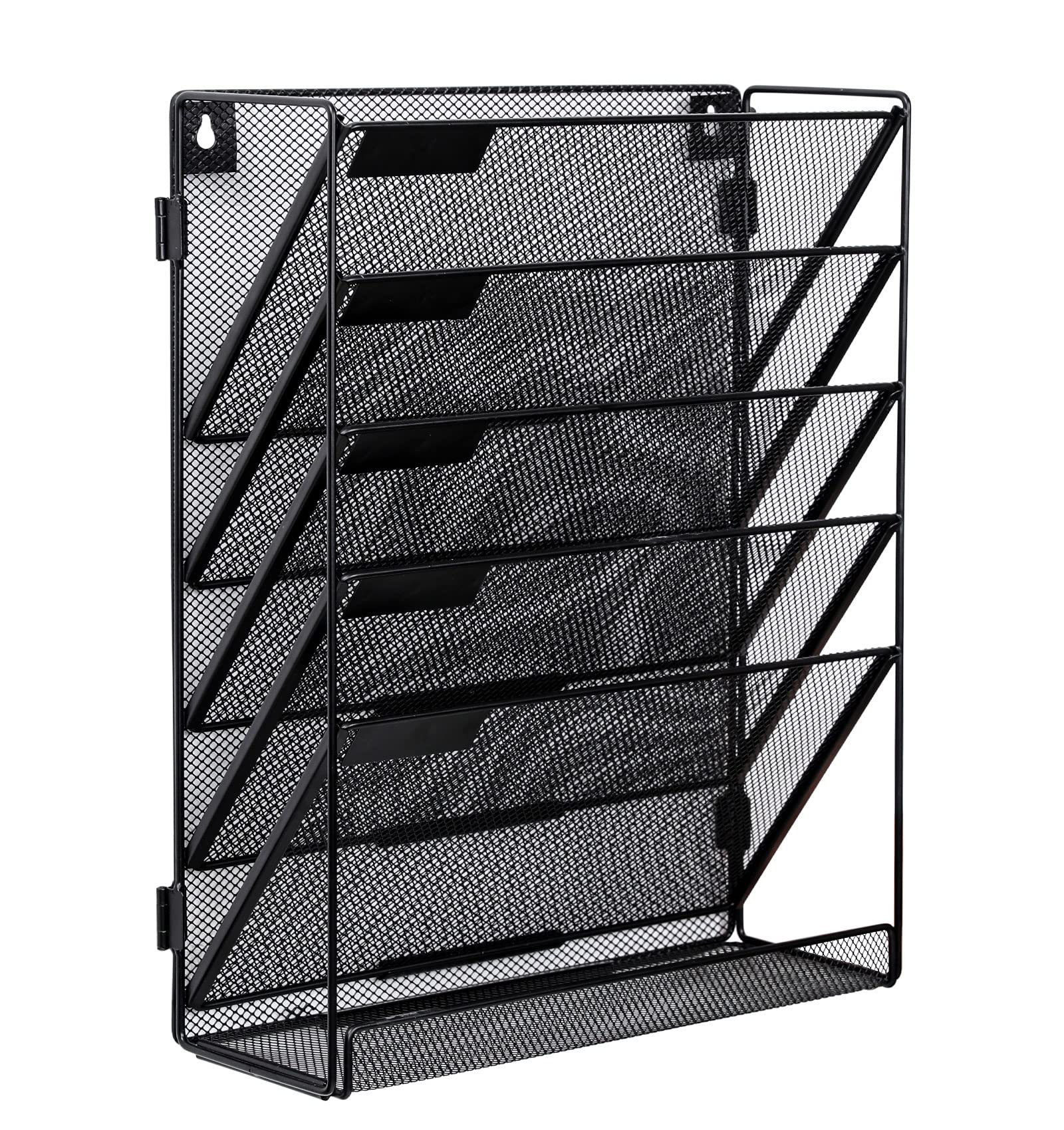 Wrought Studio™ Porte-classeur mural à 5 niveaux, organisateur de ...