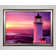 Longshore Tides Lighthouse Pink Sunset - Single Picture Frame Print ...