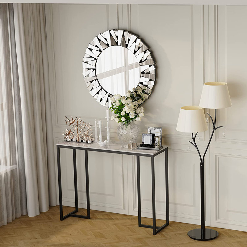 Mercer41 Imiya Frameless Beveled Wall Mirror & Reviews | Wayfair