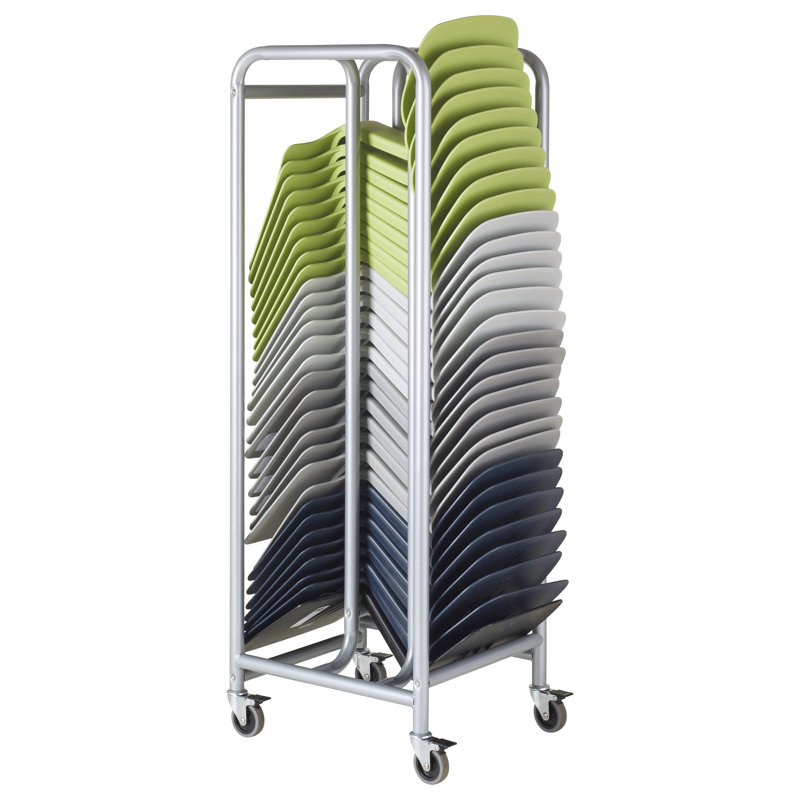 ECR4Kids The Surf Storage Rack, Classroom Furniture, Silver, 30-Piece ...