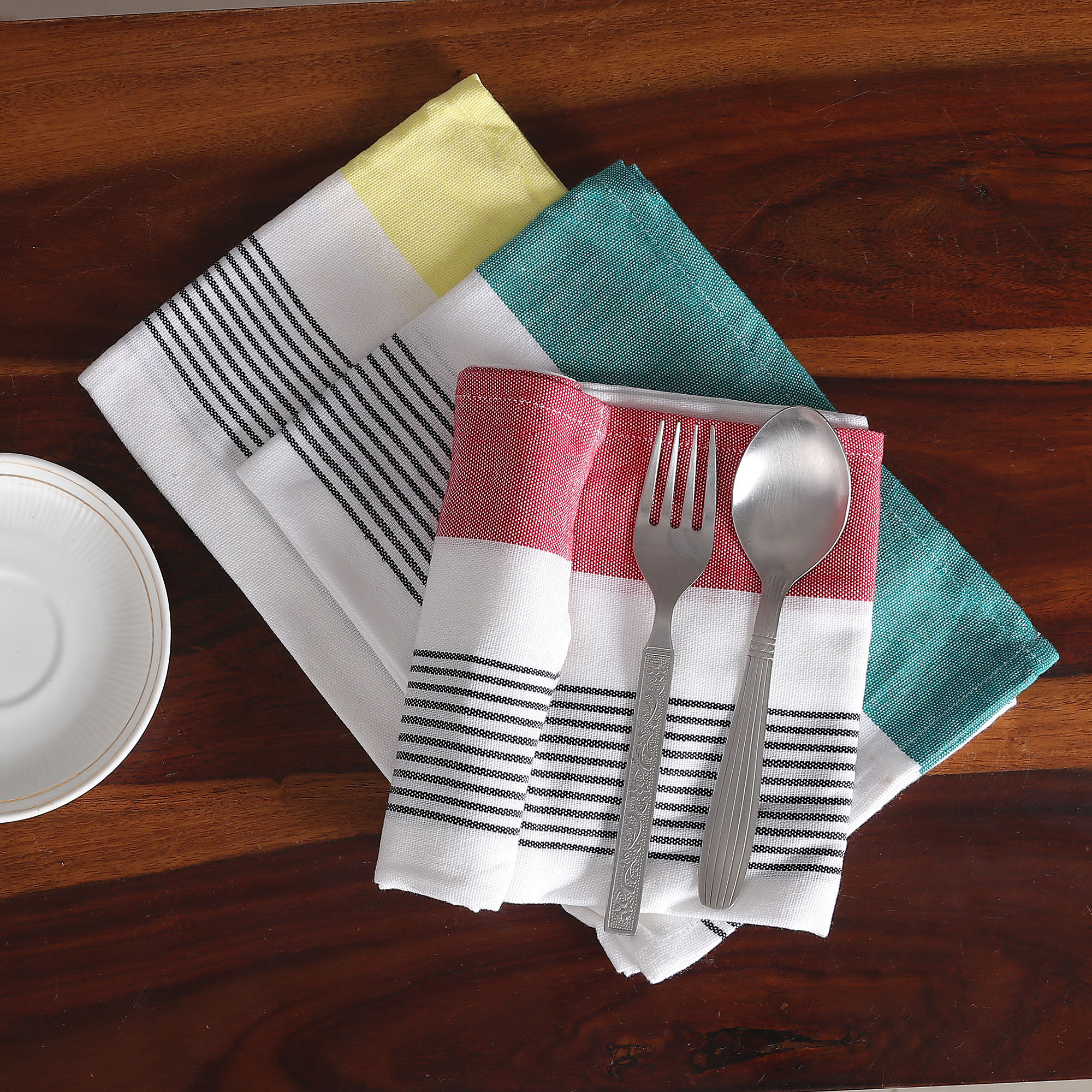 Latitude Run® Striped Ripple Dish Cloth | Wayfair