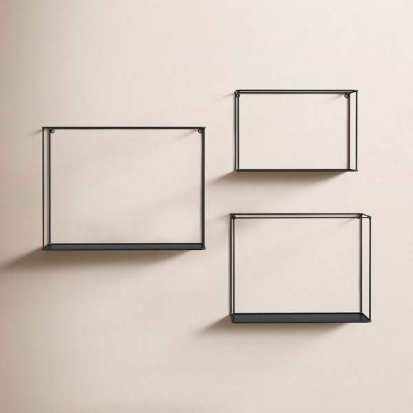 Joss & Main Avia 3 Piece Metal Accent Shelf & Reviews | Wayfair
