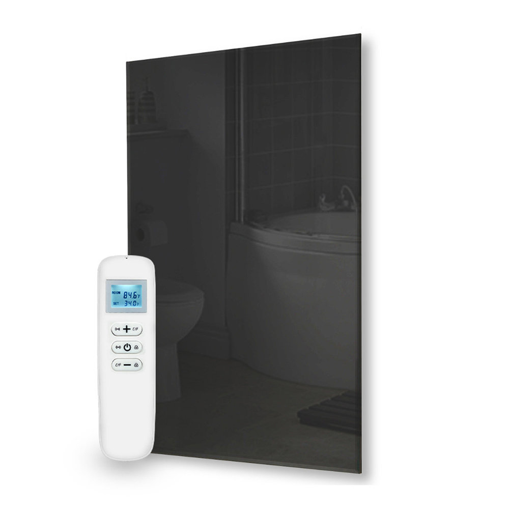 Mirrorstone 700W Quartz Glass Wi-Fi Infrared Heating Panel | Wayfair.ie