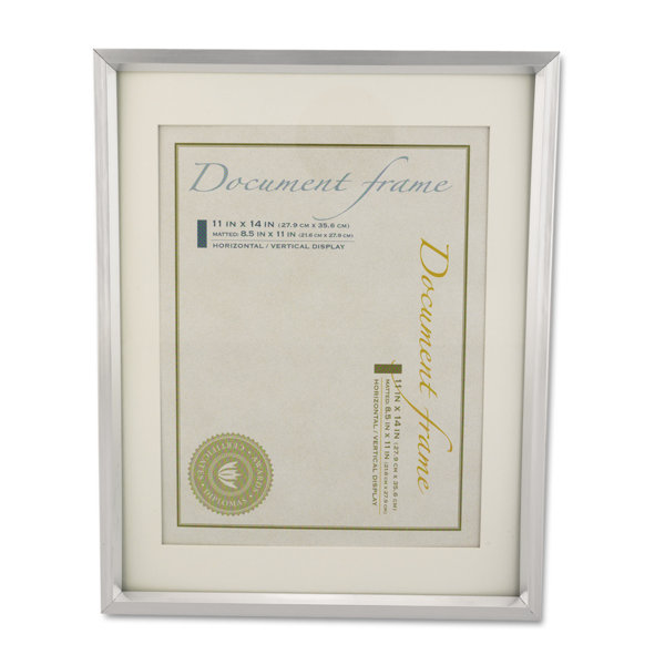 Universal® Plastic Document Frame for 11 X 14 Insert with Mat & Reviews ...