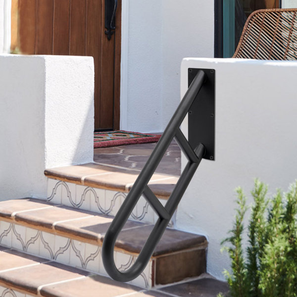 DENFER 26" Double Wall Mounted Stair Handrails | Wayfair