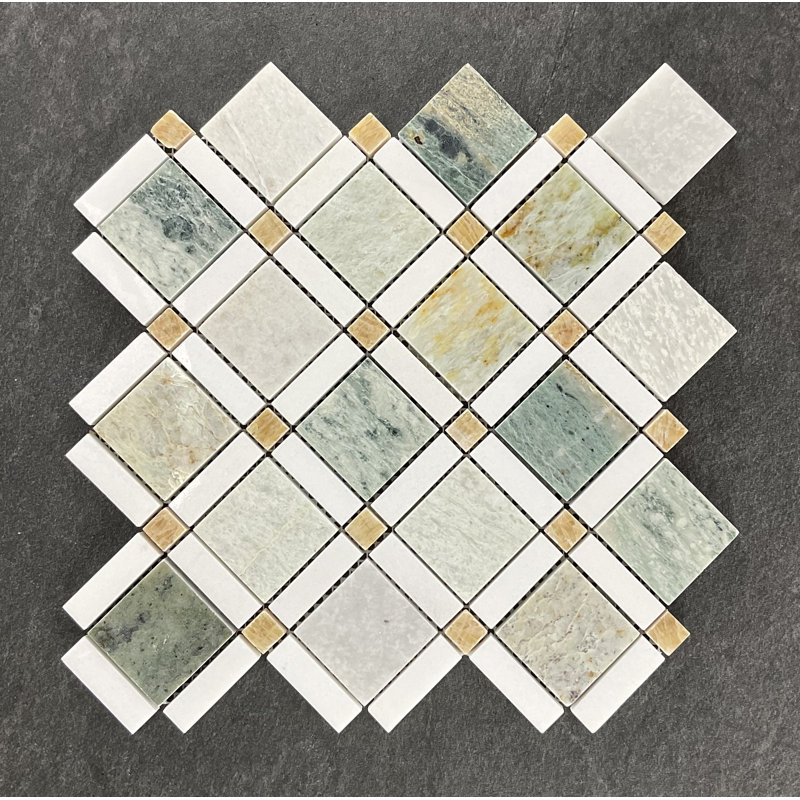 ES Stone Marble Pinwheel Mosaic Wall & Floor Tile & Reviews | Wayfair