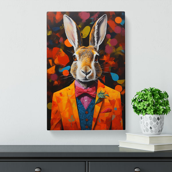 Happy Larry Hare Conceptual Art | Wayfair.co.uk