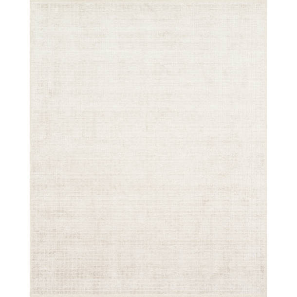 Shenade Geometric Handmade Ivory Area Rug | AllModern