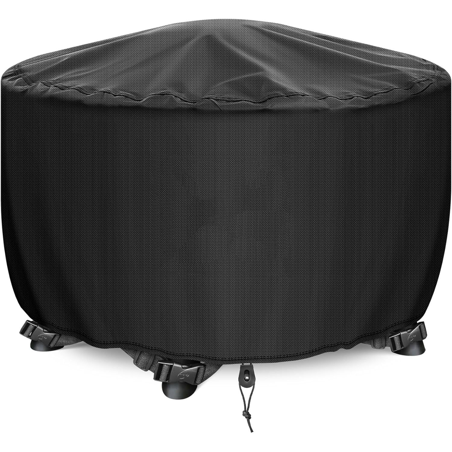 Arlmont & Co. Waterproof Round Fire Pit Covers With 4 Buckles And 2 ...