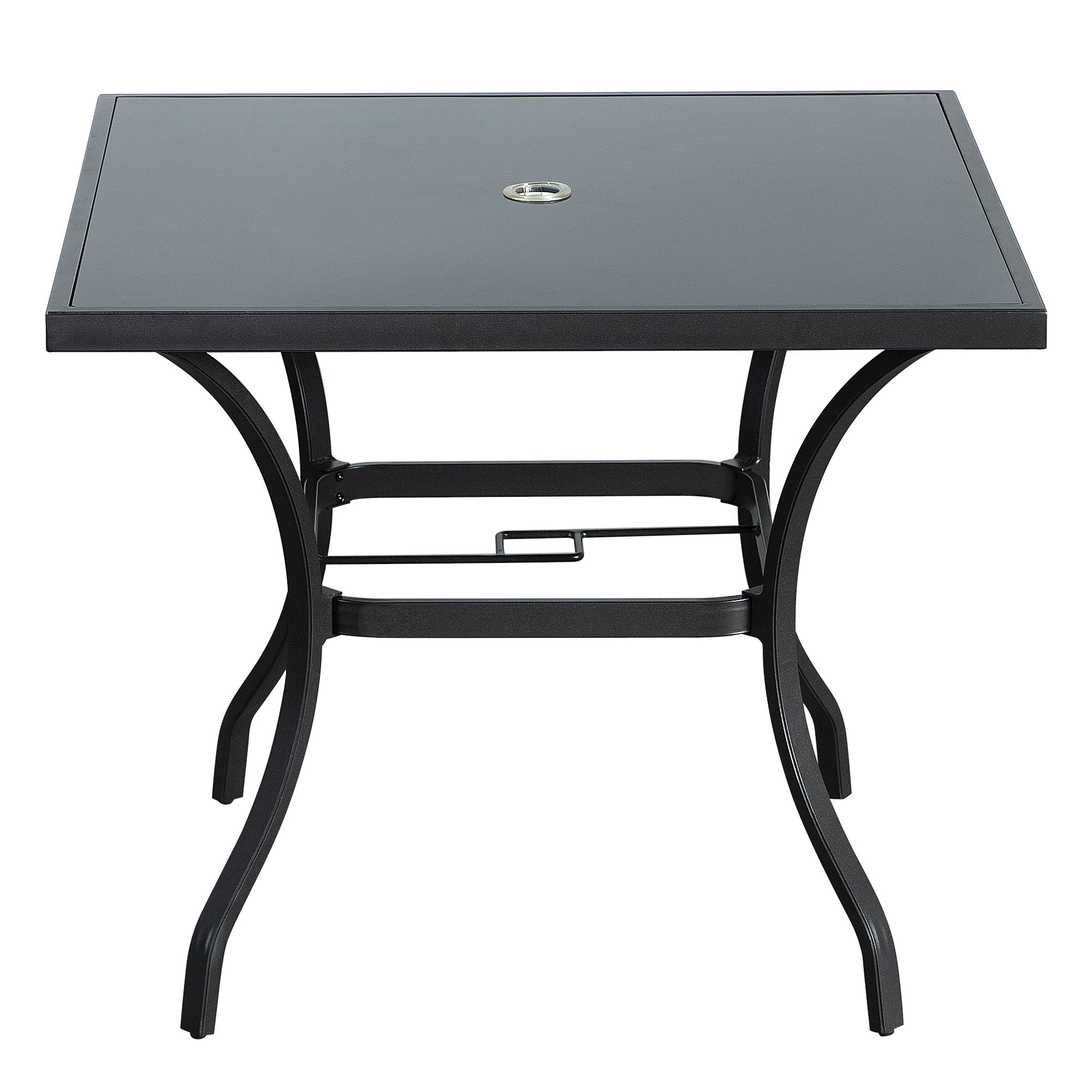 Red Barrel Studio Kuisma Dining Table with umbrella hole & Reviews ...