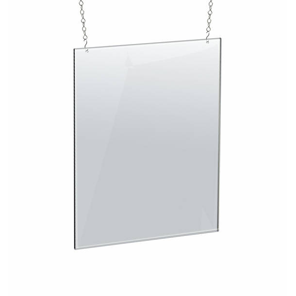 Azar Displays Clear Acrylic Hanging Ceiling Poster Frame 11" Wide X 17 ...