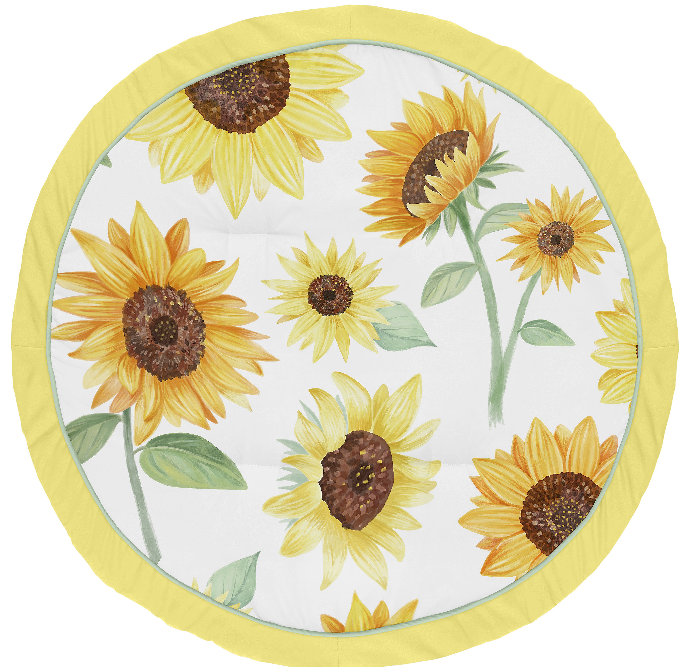 Sweet Jojo Designs Sunflower Baby By Sweet Jojo Designs Fabric Playmat ...
