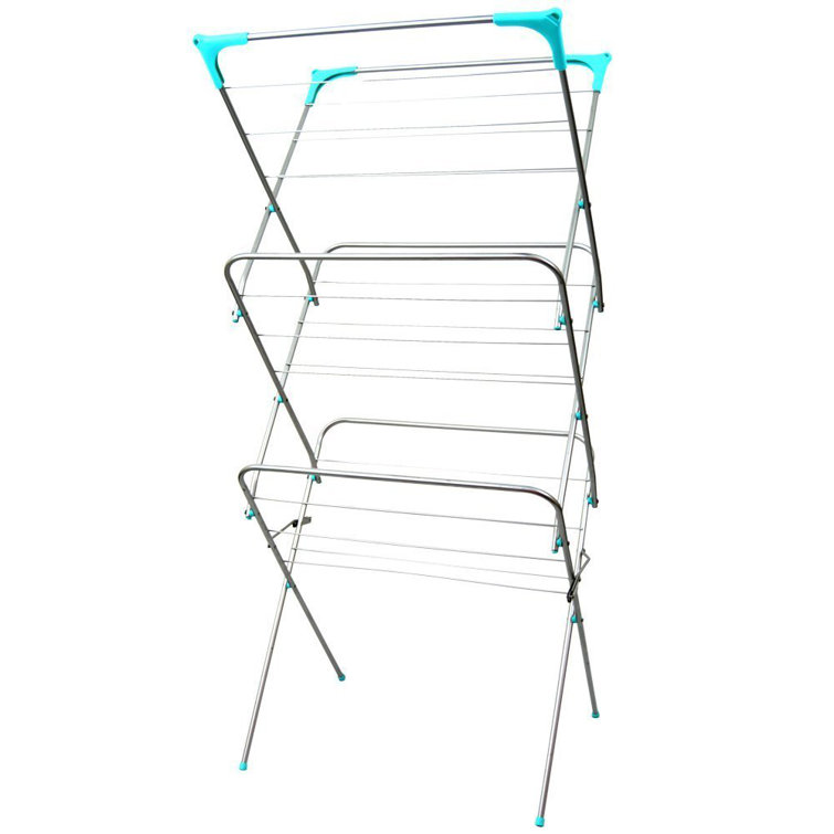 Rebrilliant Metal Foldable Accordion Drying Rack | Wayfair.co.uk