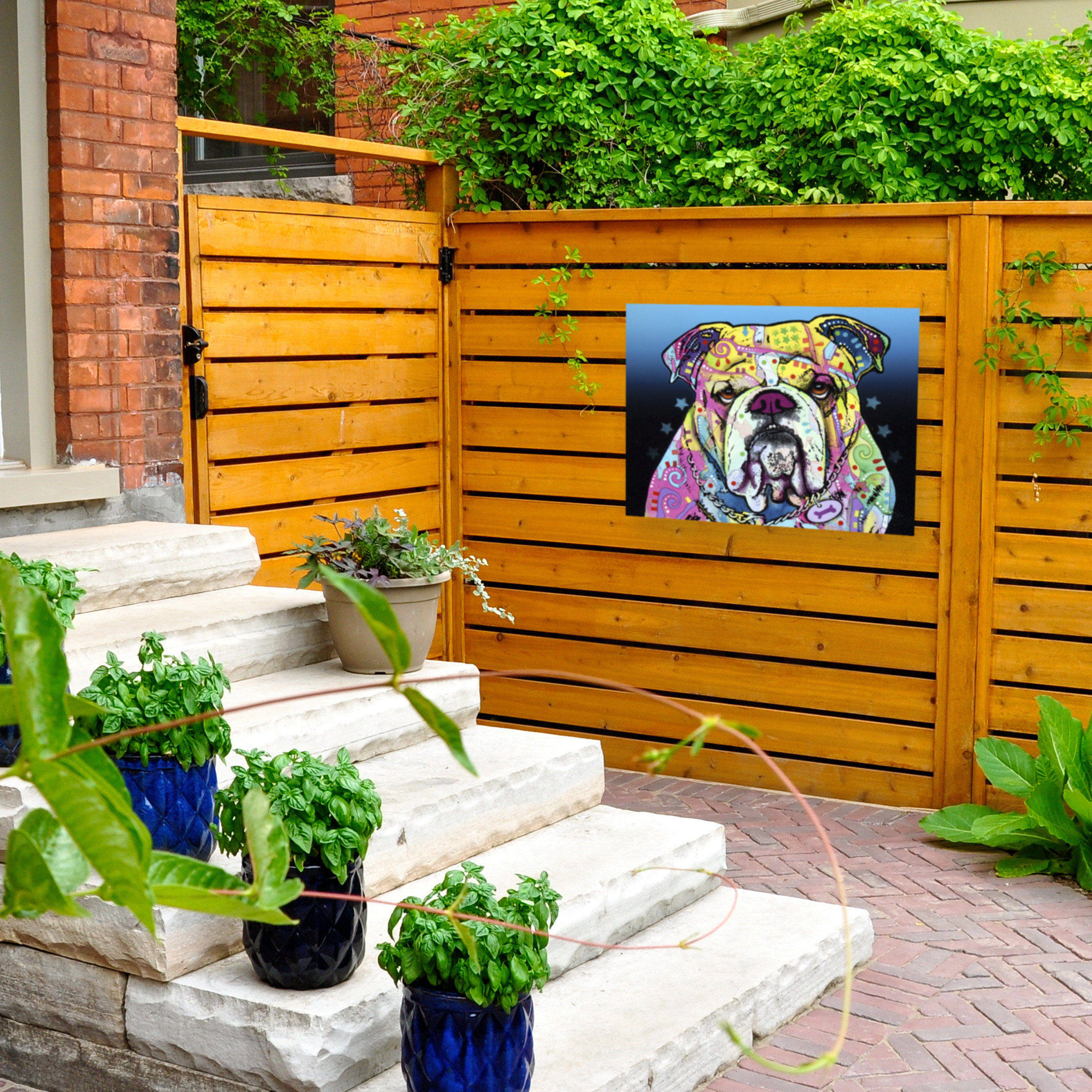 Red Barrel Studio Dean Russo ''The Bulldog'' Outdoor All-Weather Wall ...