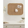 Gracie Oaks Rounded Rectangle Rattan Pinboard | Wayfair