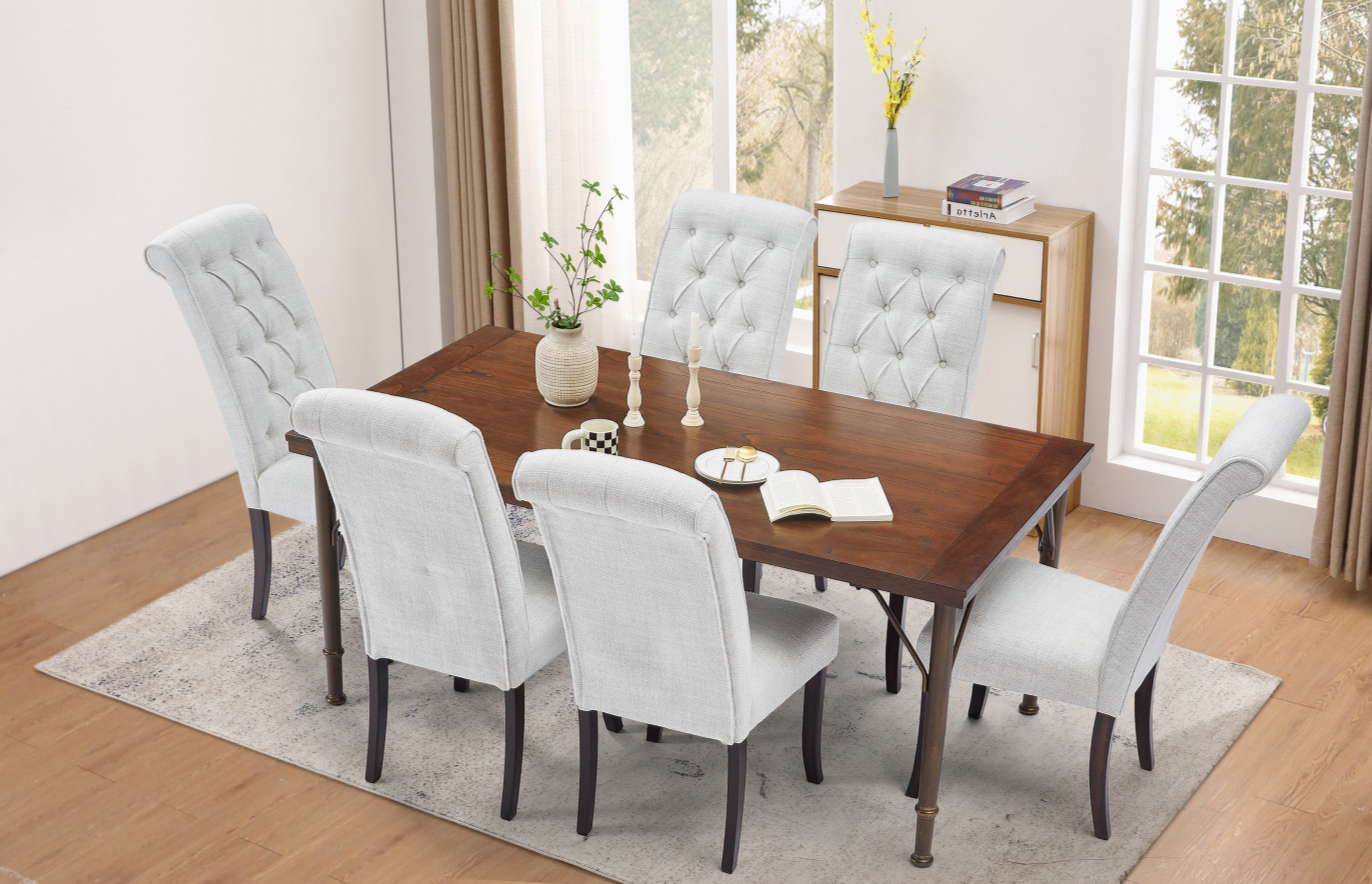 Wildon Home® Dibora Rectangular 38'' L x 70.1'' W Dining Set | Wayfair