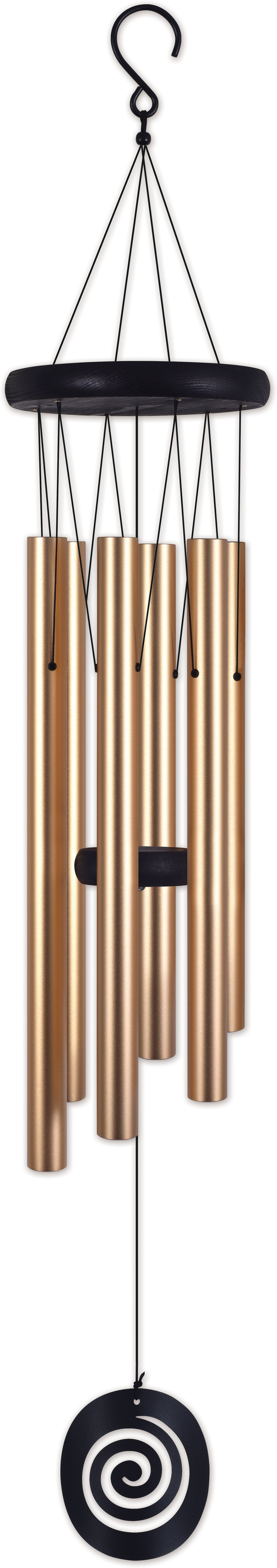 Arlmont & Co. Gold Wind Chime 38" - Wayfair Canada