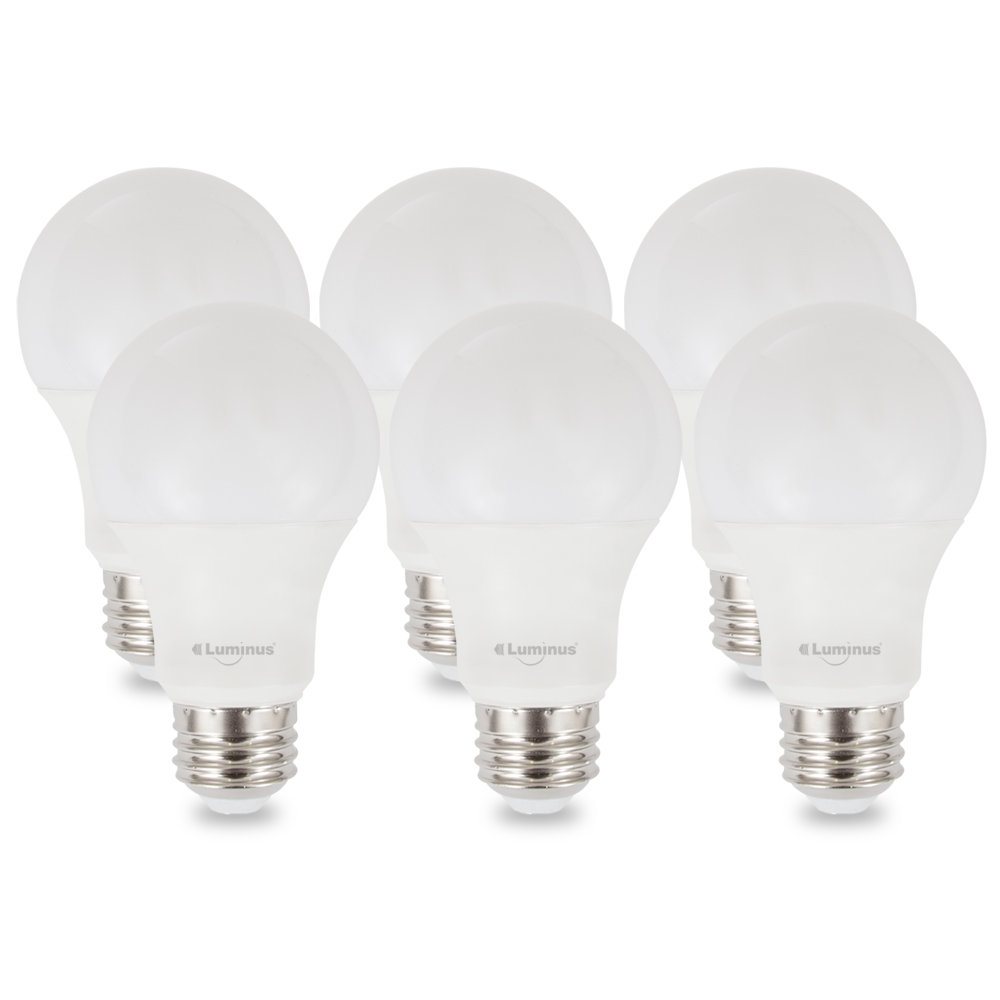 Luminus 60 Watt Equivalent A19 E26/Medium (Standard) Dimmable 3000K LED ...
