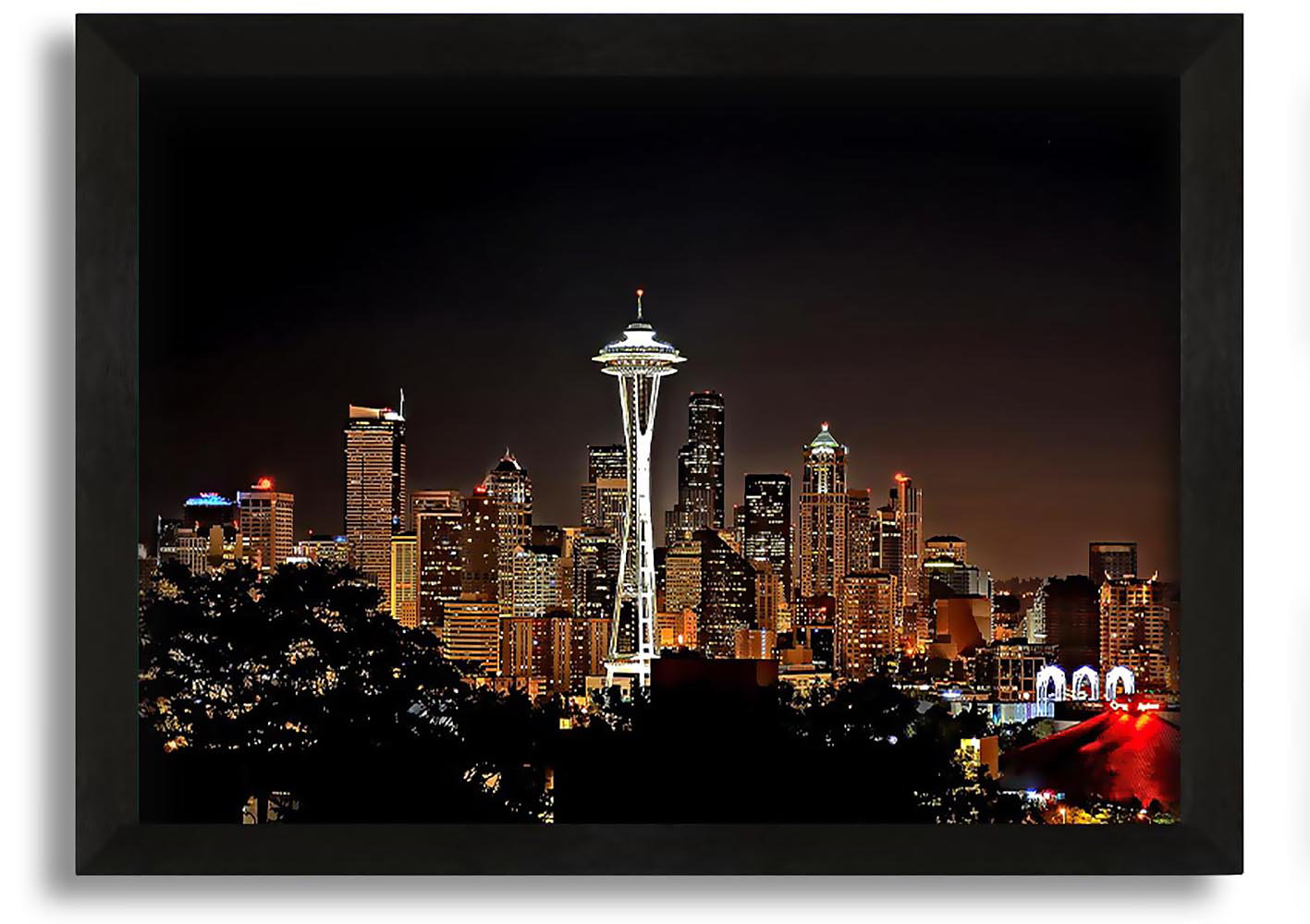 Brayden Studio Spectacular Seattle - Picture Frame Photograph on Canvas ...