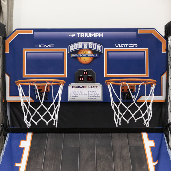 Triumph Sports Triumph Run N Gun Fully Assembled Shootout Basketball ...