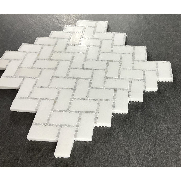 ES Stone Straight Edge Natural Stone Marble Mosaic Sheet Wall Floor Use ...