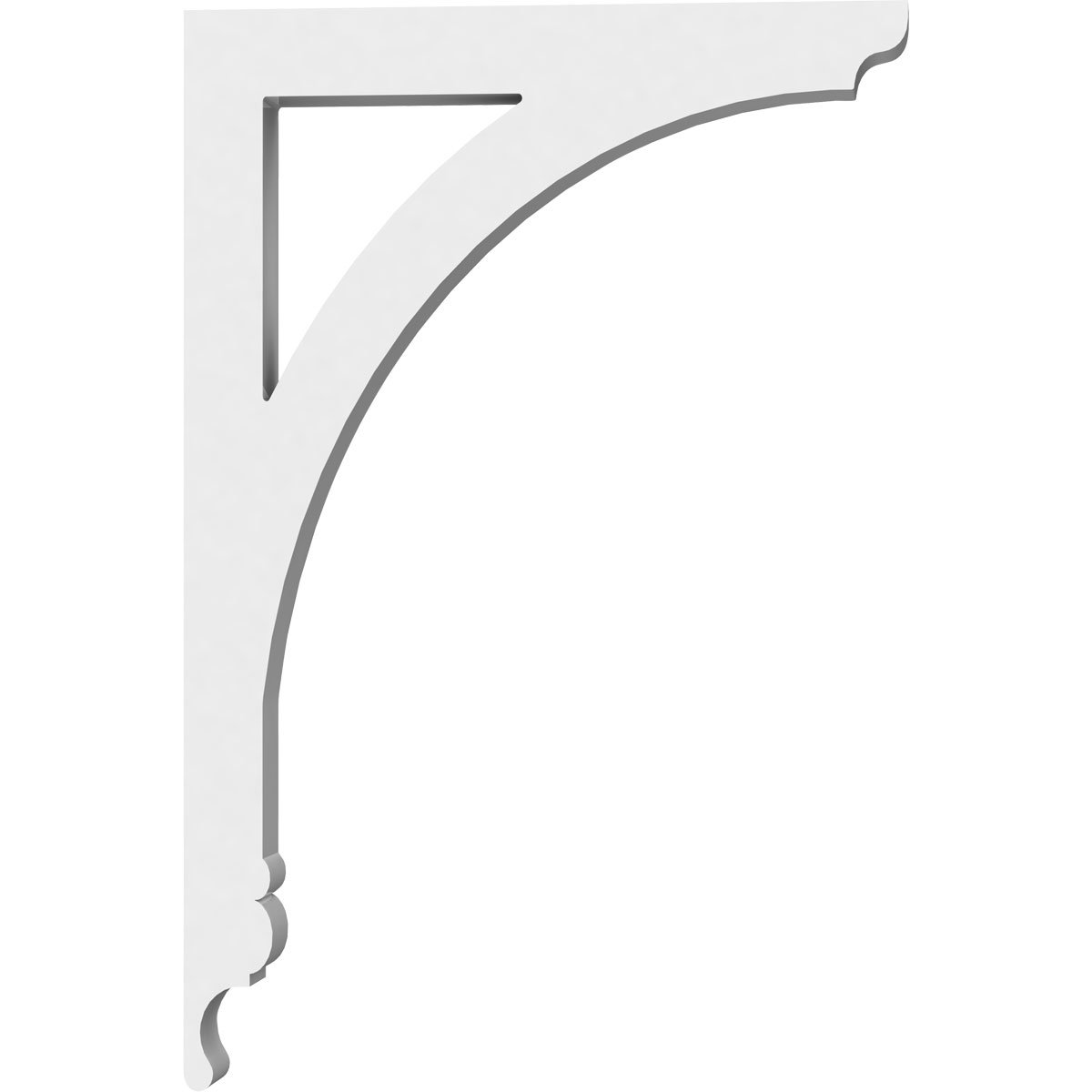 Ekena Millwork Legacy Architectural Grade PVC Bracket & Reviews | Wayfair