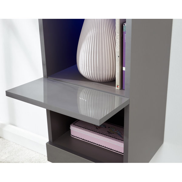 Wade Logan Kedzie Wall Mounted Display Cabinet with Lighting & Reviews ...