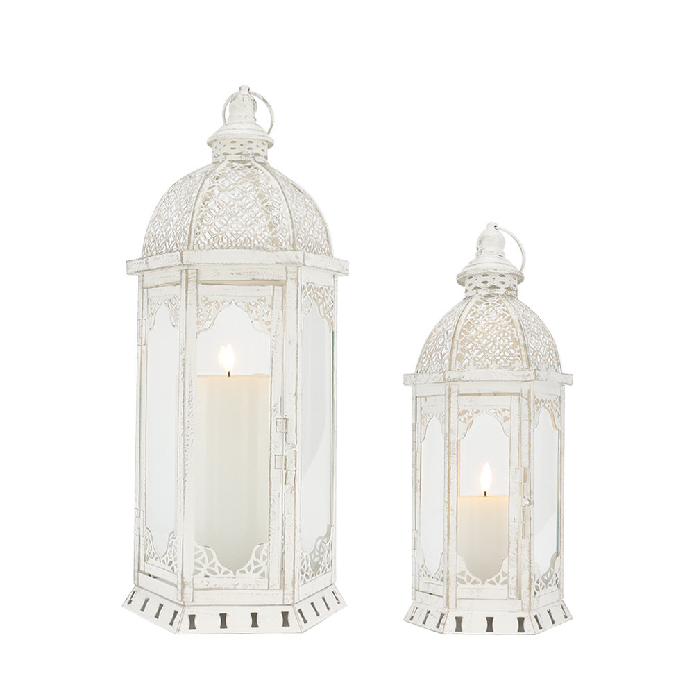 Ophelia & Co. House of Hampton® Set of 2 Decorative Candle Lantern 22 ...