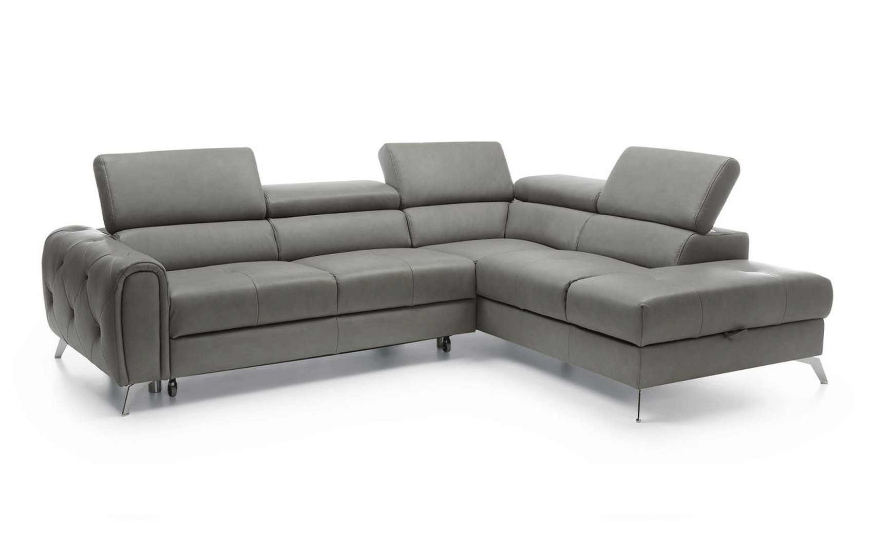 Furniture Superstores Canapé modulaire en cuir italien moderne ...