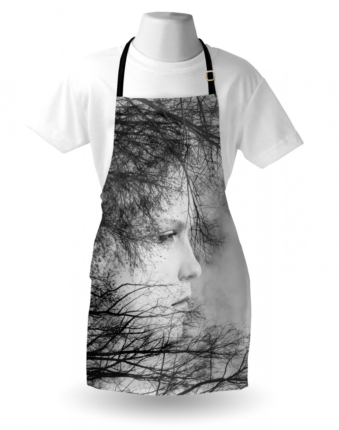 East Urban Home Woman Face Apron | Wayfair