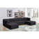 House of Hampton® Dymone Velvet Sectional & Reviews | Wayfair