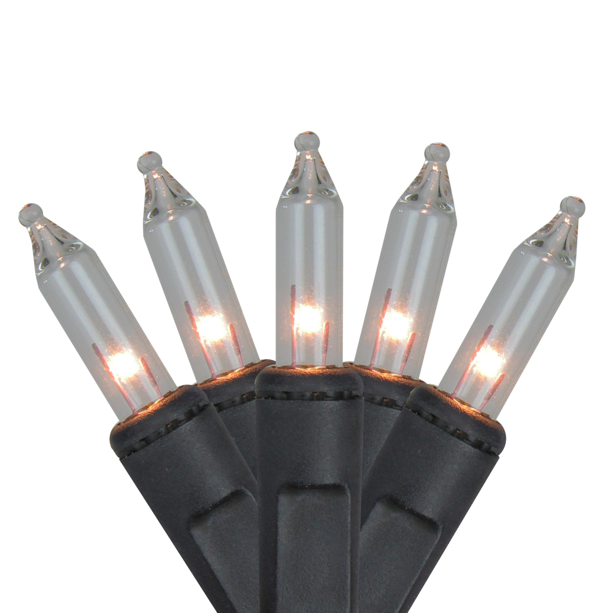 The Holiday Aisle® 50-Count Clear Mini Christmas Light Set - 10.2ft ...