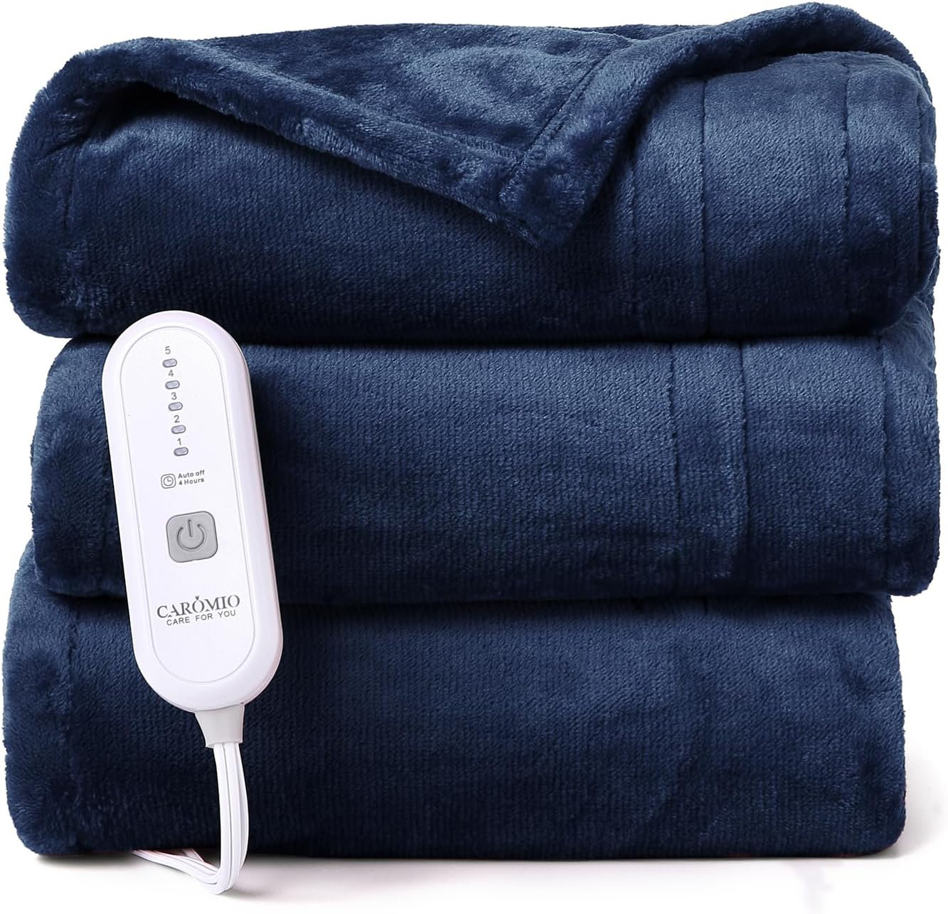 navy electric throw
