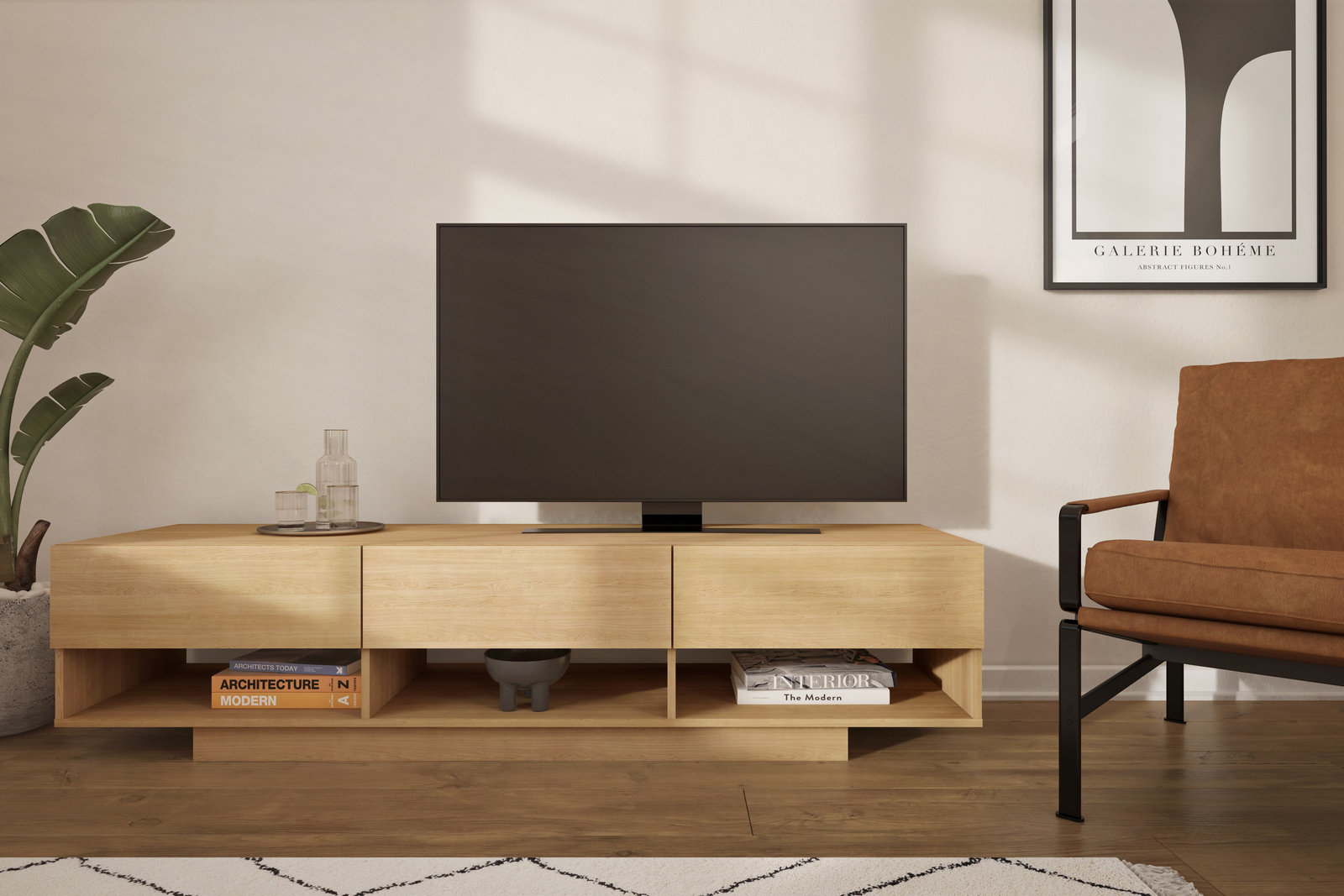 Wade Logan® Frankel TV Stand for TVs & Reviews | Wayfair