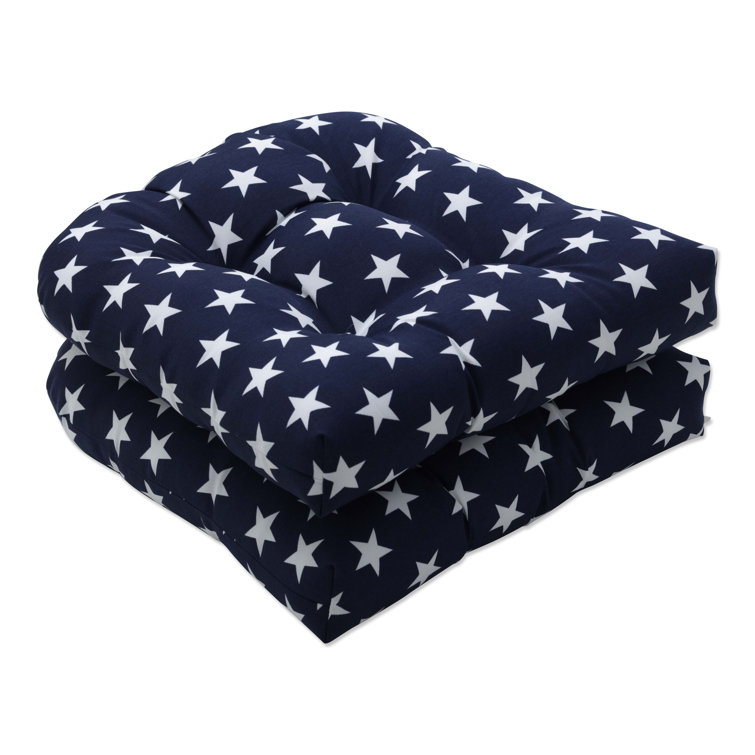 Latitude Run® Macey Americana Tufted Seat Cushions - Round Back ( Set ...