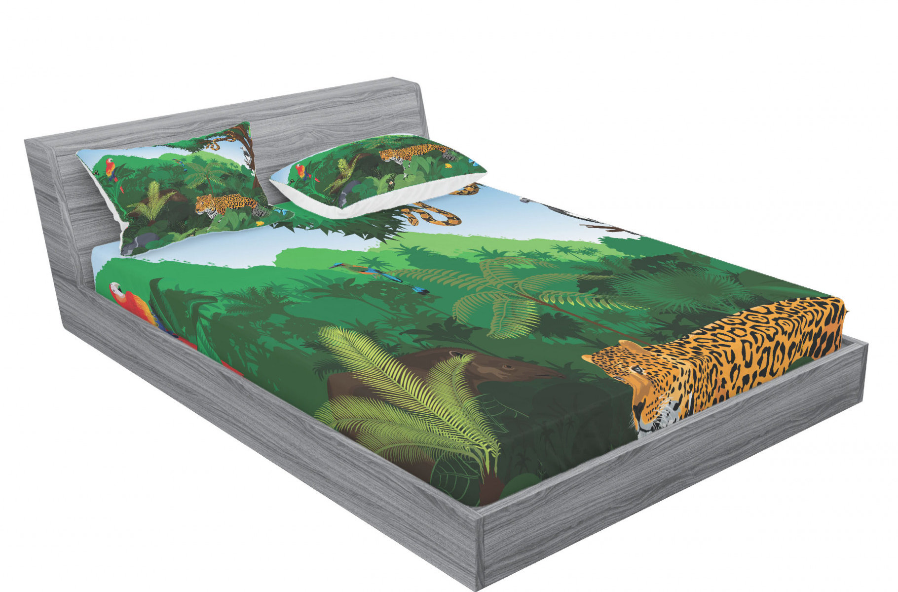 Ambesonne Jaguar Sheet Set | Wayfair