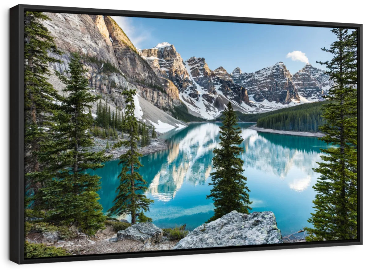 Elephant Stock Moraine Lake Reflections Canvas Print | Wayfair
