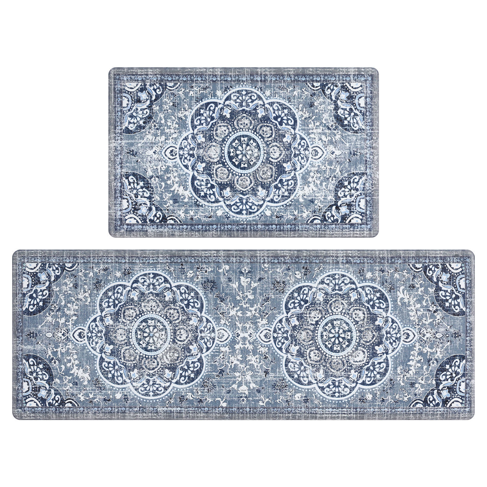 House of Hampton Hallveig Anti-Fatigue Non-Skid Kitchen Mat (Set of 2 ...