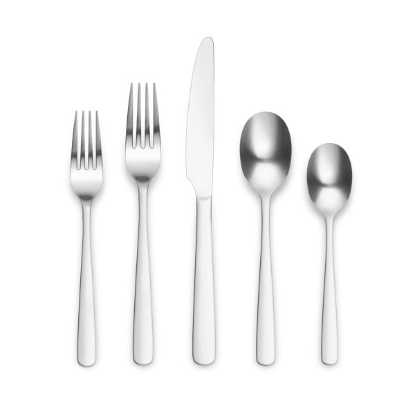 Ornative Flatware Aabbye 18/0 Stainless Steel 20 Pieces Flatware Set ...