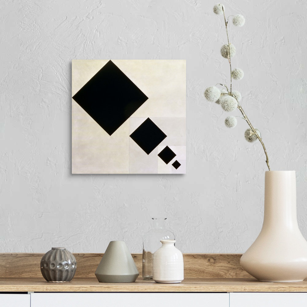 George Oliver Arithmetic composition Theo van Doesburg Wrapped Canvas ...