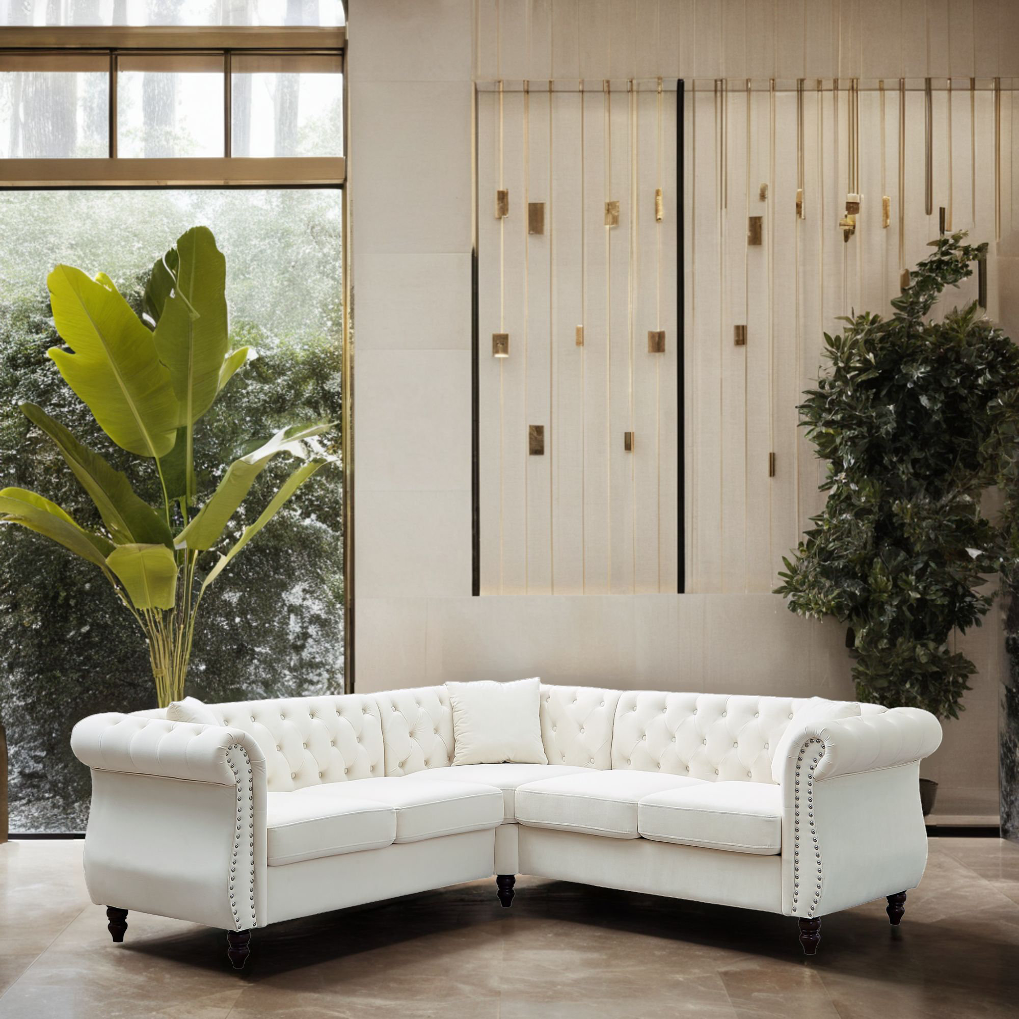 House of Hampton Canapé modulaire 3 pièces Joneka - Wayfair Canada