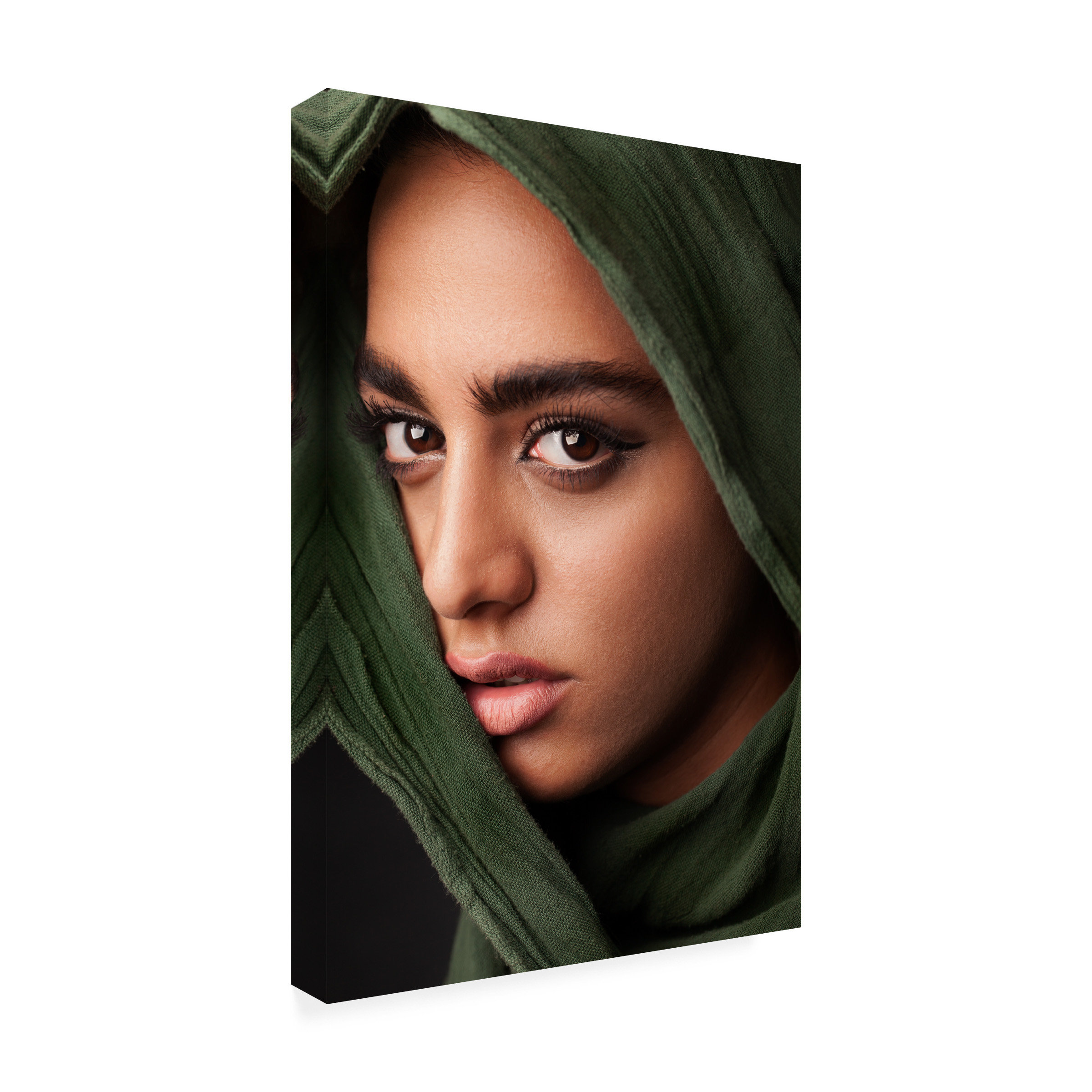 Ebern Designs Mehdi Mokhtari Veiled Womans Gaze Canvas Art | Wayfair