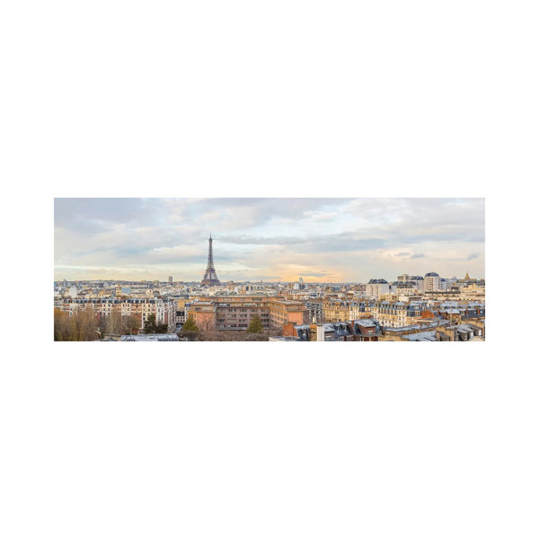 Brayden Studio Paris Eiffel Tower Panorama by Karen Mandau - Wrapped ...