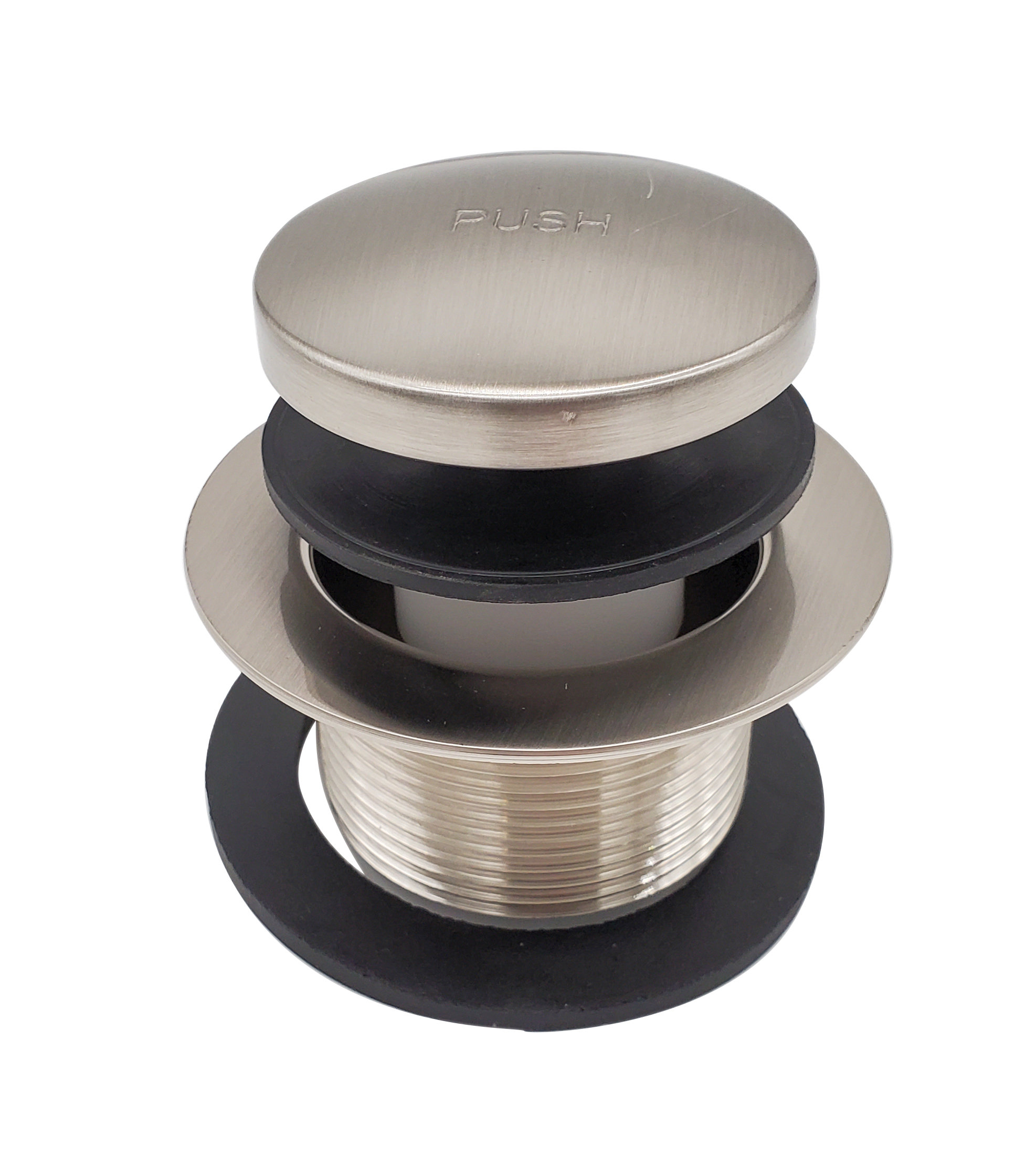 Westbrass 22-1/2" 17 Gauge Brass Tip-Toe Bathtub Leg Drain Assembly ...