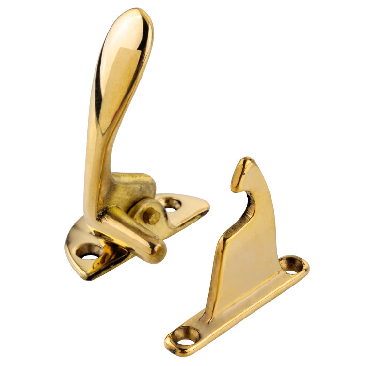 UNIQANTIQ HARDWARE SUPPLY Offset Right Cabinet Door Lever Latch and ...