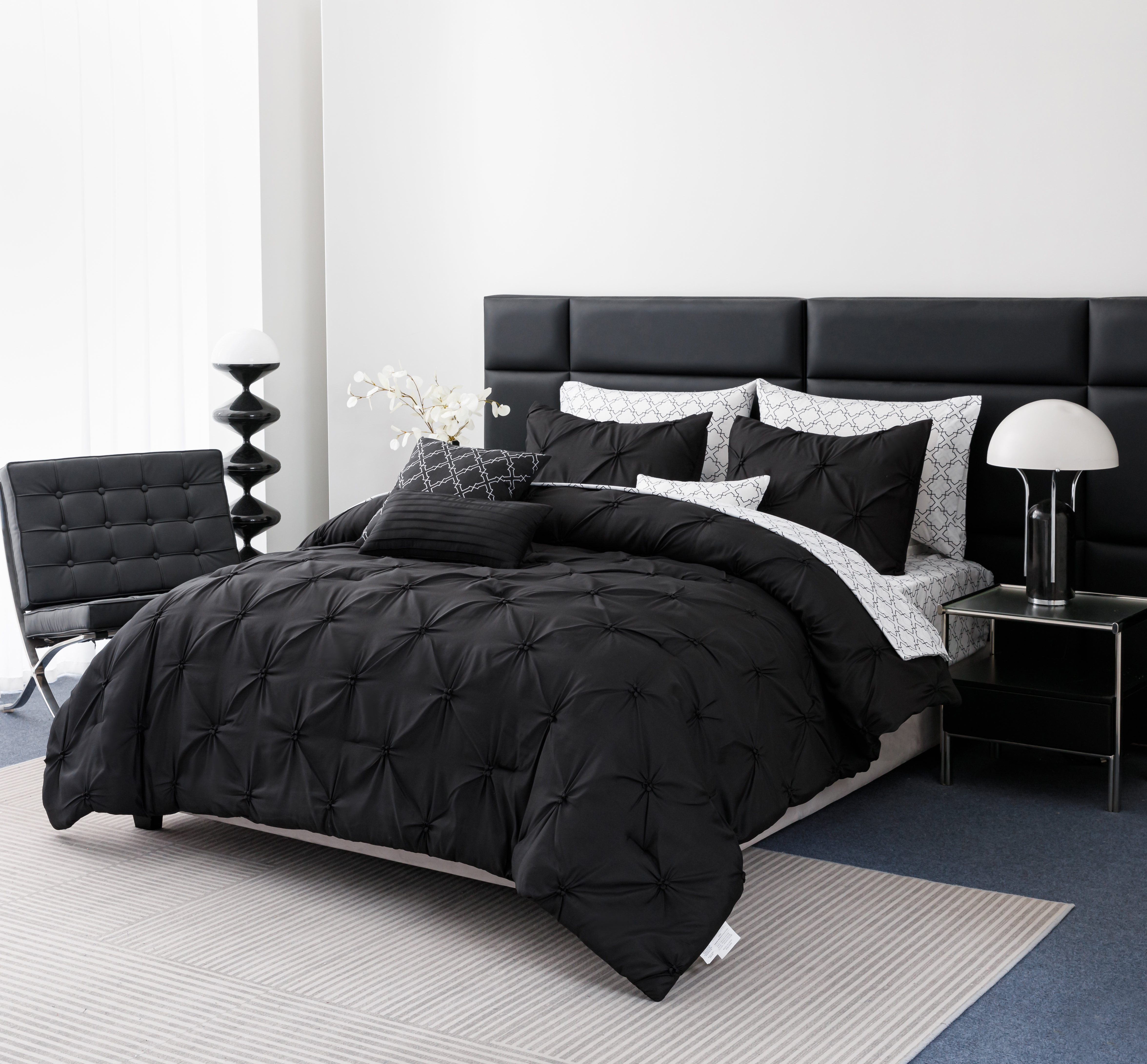 Spirit Linen 8pc/10pc Pintuck Bed-in-a-Bag Set Bedding | Wayfair