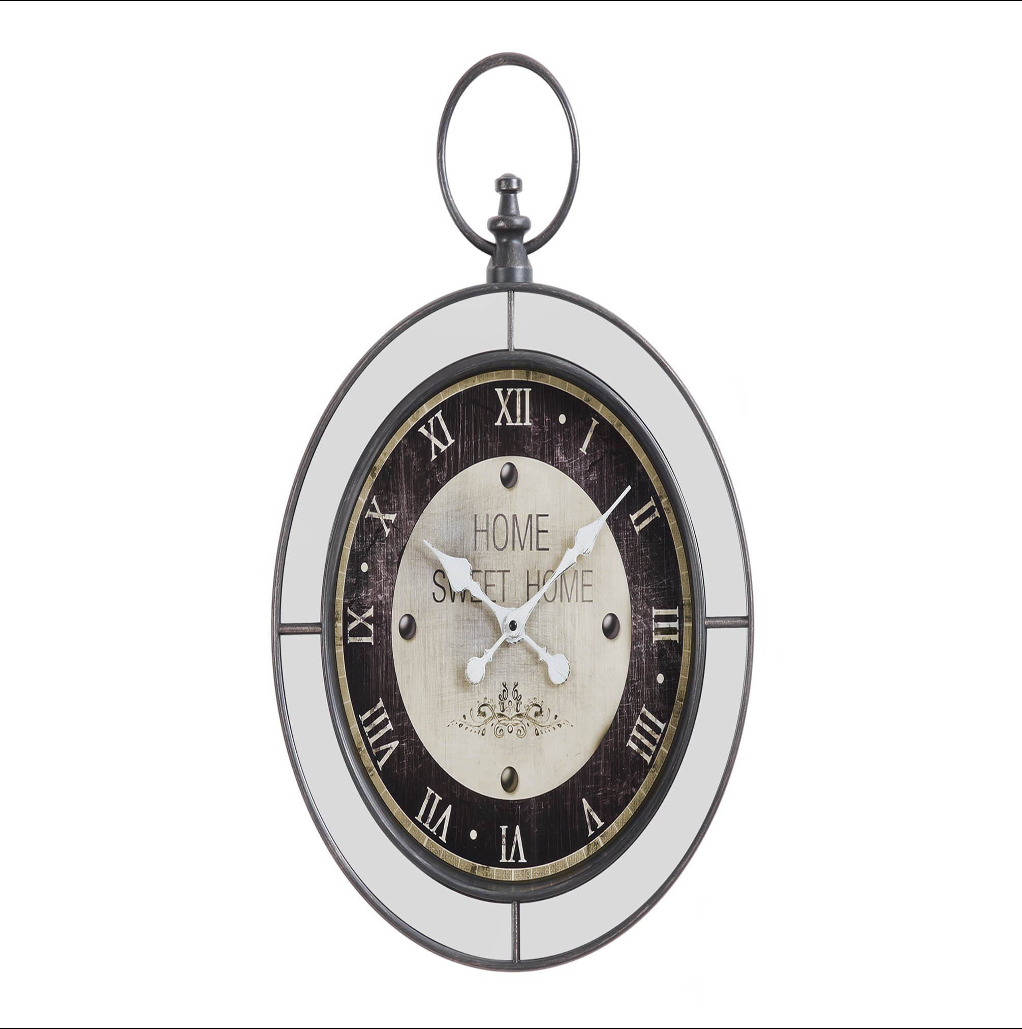 Red Barrel Studio® Clocks, 18" Round, Wall Clock, Mirror, Transitional ...