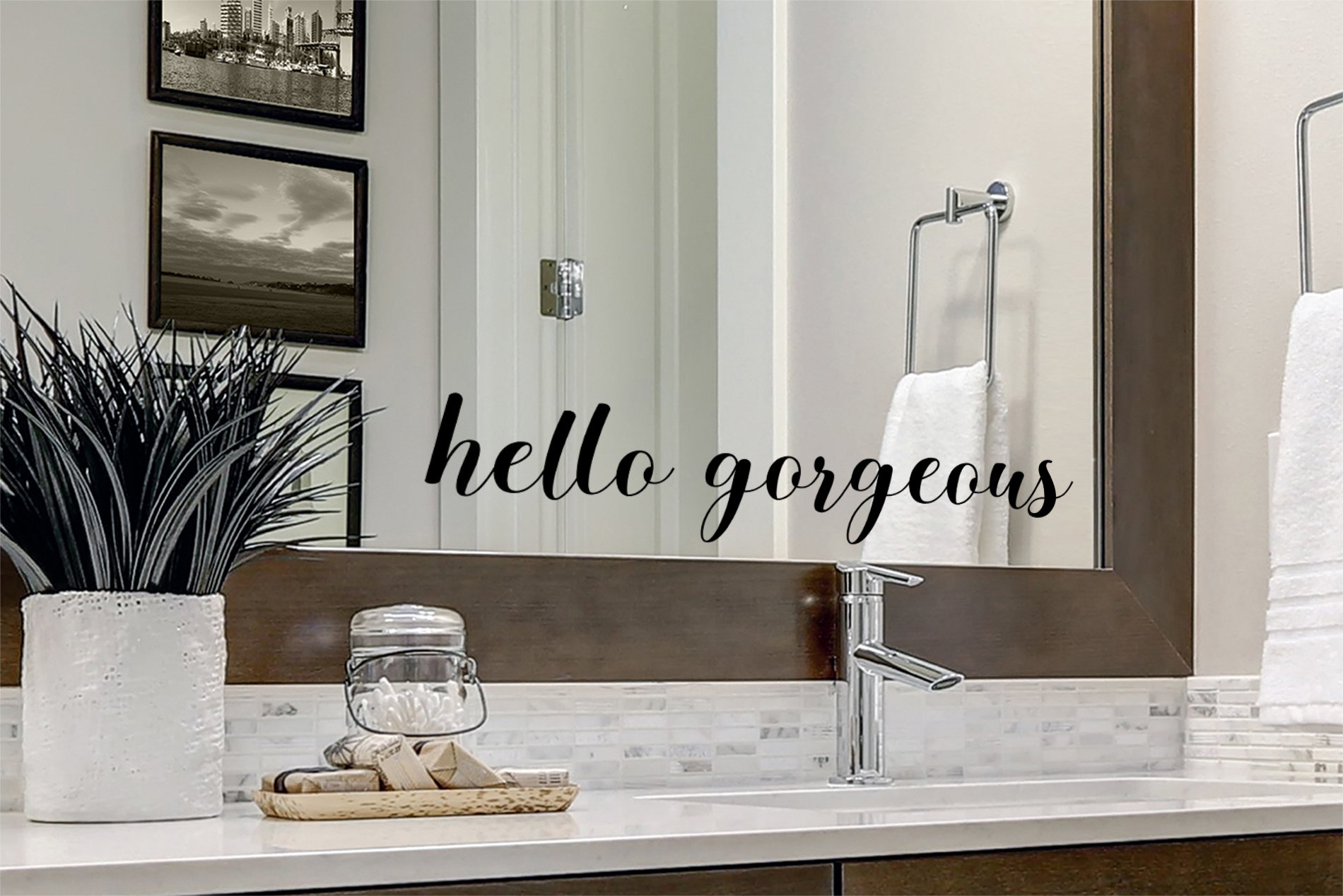 Trinx Hello Gorgeous Wall Decal | Wayfair